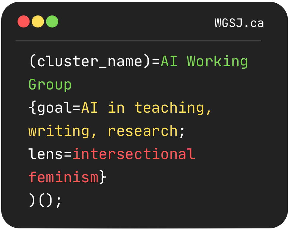 Clusters – Women's, Gender and Social Justice